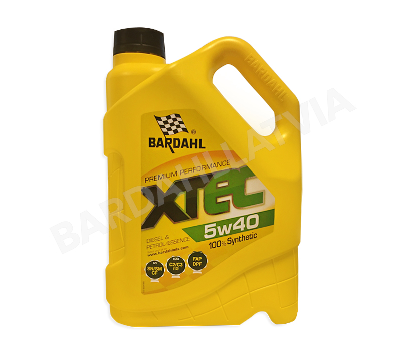 XTEC 5w40 - Bardahl Latvija
